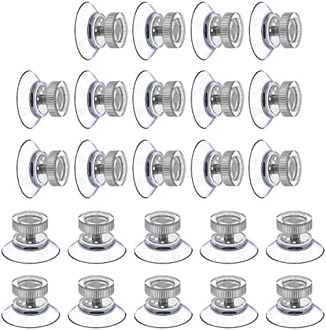 FYSL 24Pcs Large Suction Cup 25mm Plastic Sucker Pads Window Suckers ...