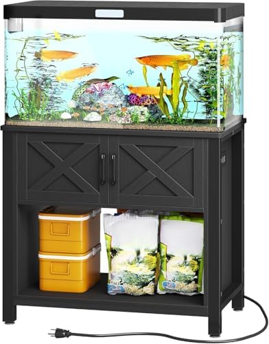 Amazon.com: YITAHOME Heavy Duty 40-50 Gallon Aquarium Stand with Power ...