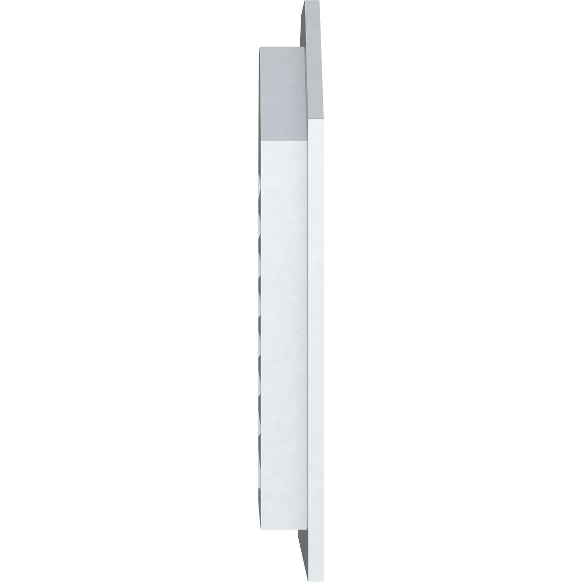 Paintable Plastic Vent Ekena Millwork Octagonal PVC Gable Vent - 20x20 ...