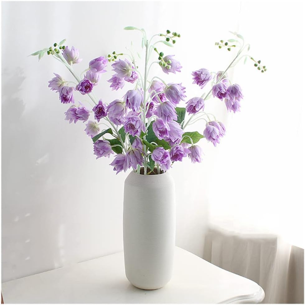 Amazon.com: XZJMY 3Pcs Artificial Bluebell Silk Flower Outdoors Fake ...