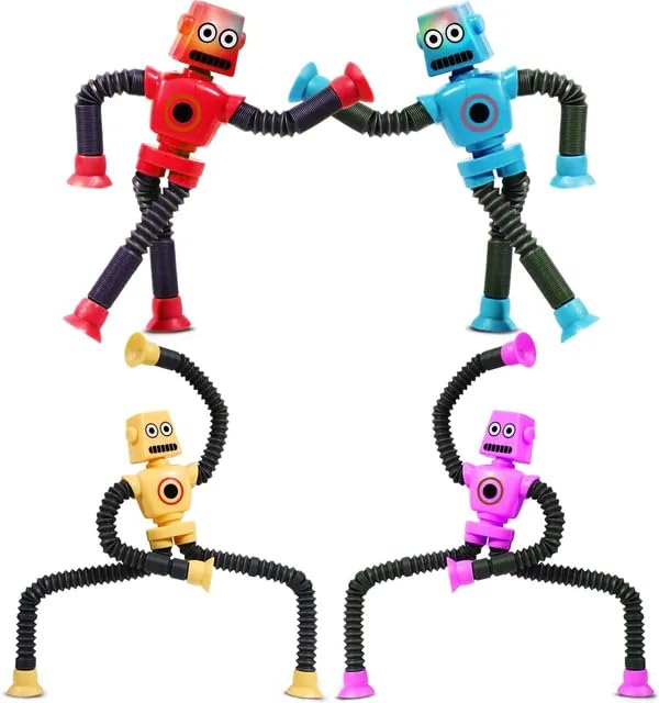 Sawkirp Darshraj LED Telescopic Suction Cup Robotics Toy, Popping Tubes ...