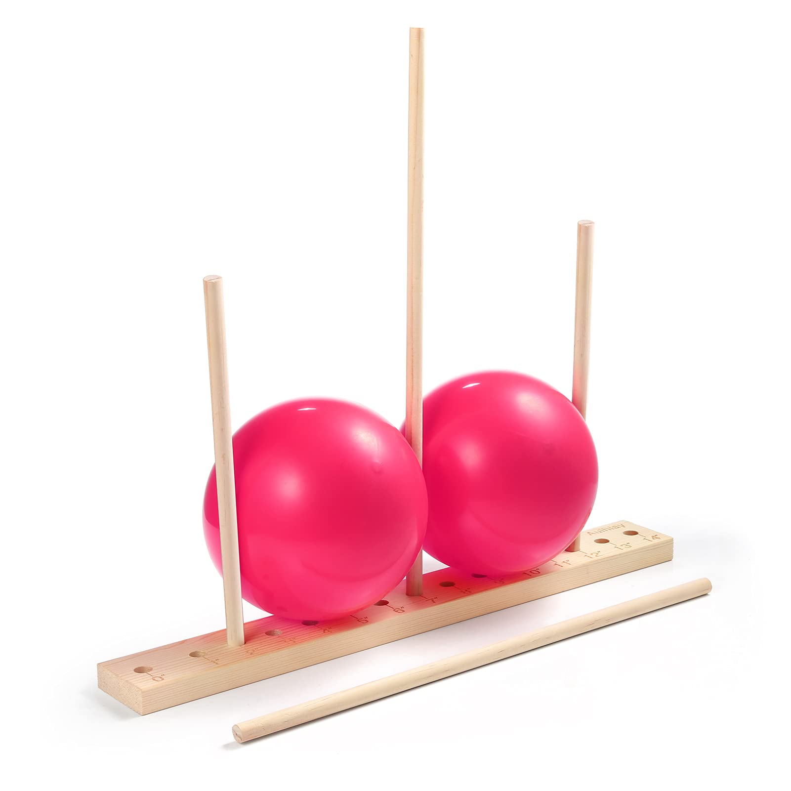 Snapklik.com : Auihiay 14 Sizes Adjustable Wood Balloon Sizer Ruler ...