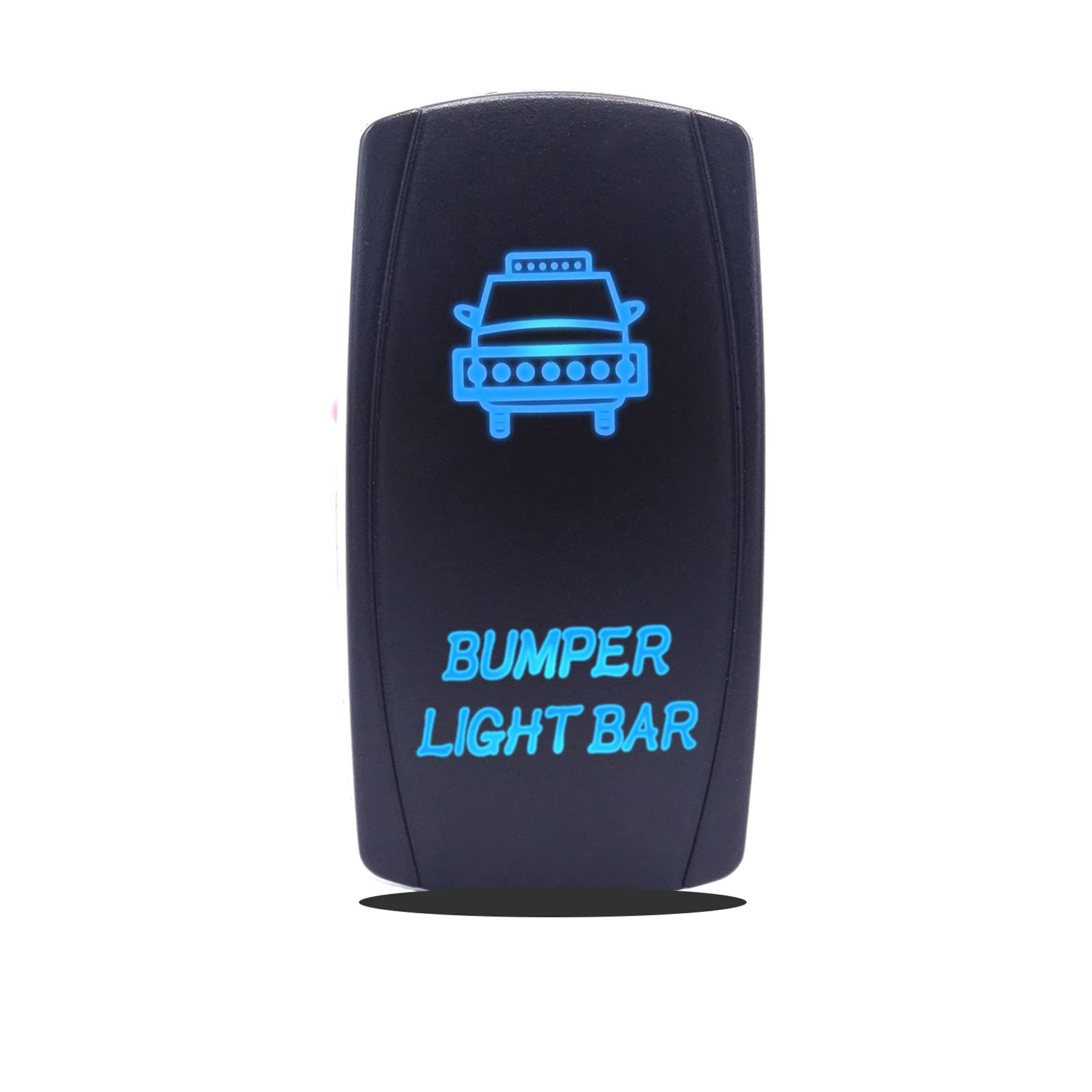 Snapklik.com : Dasen 5Pin Backlit Bumper Light Bar Rocker Toggle Switch ...