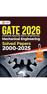 Buy GKP GATE 2026 Mechanical Engineering | Topic Wise Solved Papers (2000-2025) | 26 Years’ PYQs ...