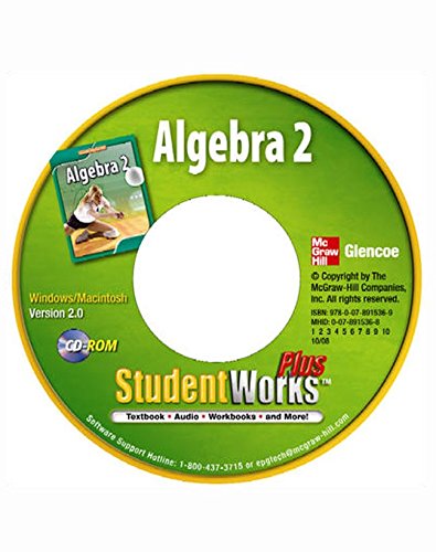 Algebra 2, StudentWorks Plus CD-ROM (MERRILL ALGEBRA 2): McGraw-Hill ...