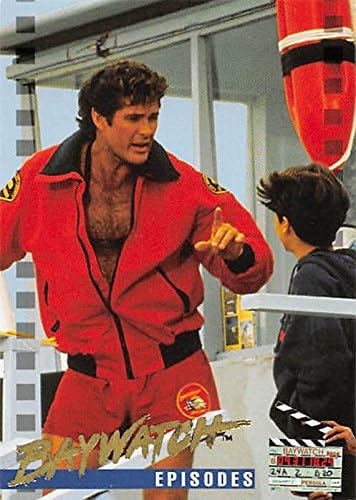 David Hasselhoff trading card Baywatch 1995#74 Mitch Buchannon at ...