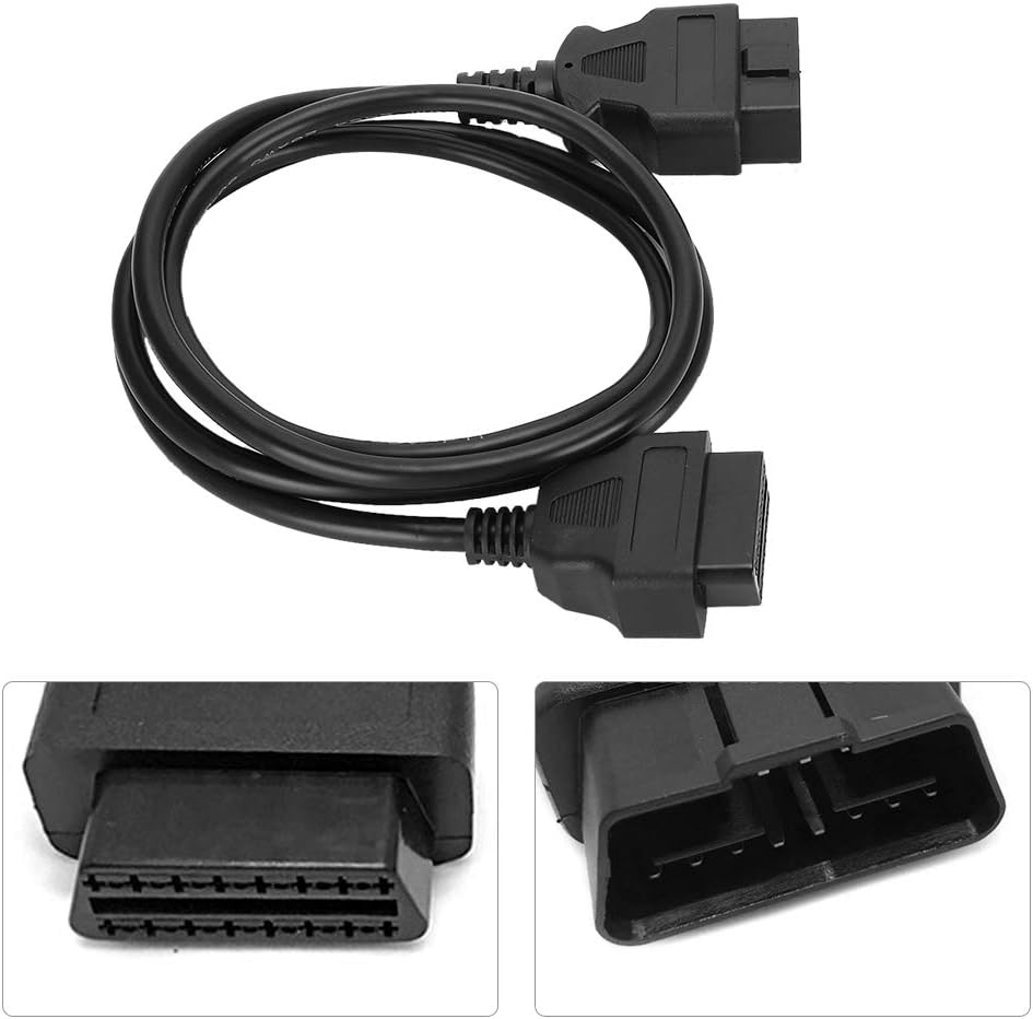 Diagnostic Cable Connector,1.5m/4.9ft OBD2 16Pin Male To Female ...