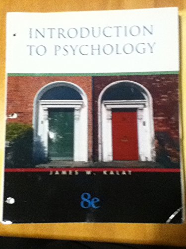 Introduction to Psychology: James W. Kalat: 9780495451983: Amazon.com ...