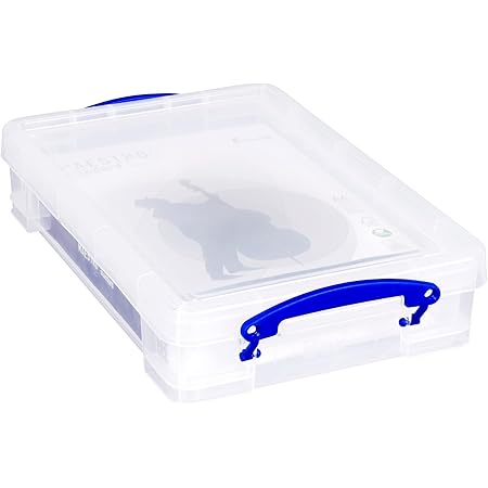 Really Useful Storage Box 4 Litre Clear : Amazon.co.uk: Home & Kitchen