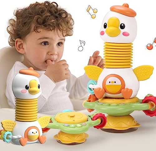 Qizebaby Baby Toys - 6 to 12 Months: 2 in 1 High Chair Toys with ...