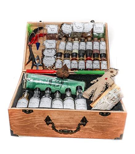 Amazon.com: Hoodoo Rootworkers Complete Conjure Kit with Ouija Wooden ...