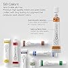 Amazon.com: GenCrafts Watercolor Paint 50 Colors Set 12ml/ 0.4oz ...