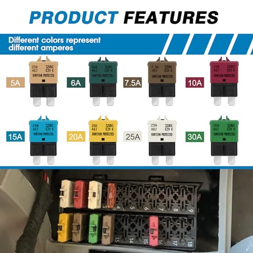 Snapklik.com : GLOSO Circuit Breaker Blade Fuse E39 Manual