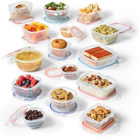 STARFRIT LocknLock 30-Piece Easy Match Plastic Container Set - Airtight ...