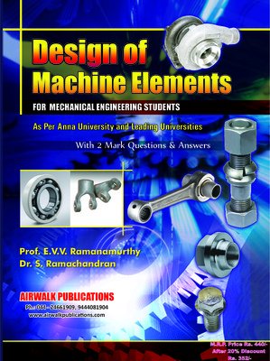 Design of Machine Elements : Dr S. Ramachandran: Amazon.in: Books