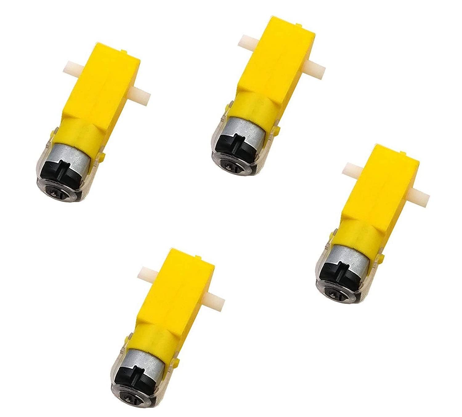 Buy DIGIONN DC BO MOTOR DUAL SHAFT WITH 65MM BO WHEEL YELLOW - SMART ...