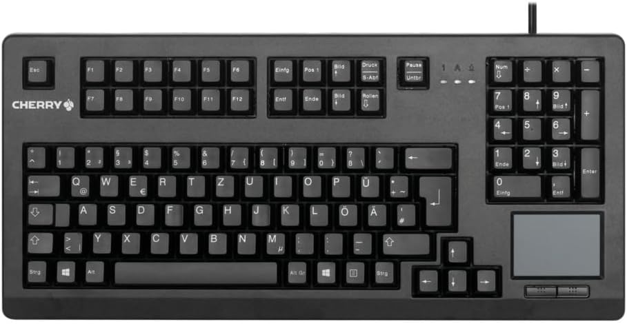 Amazon.com: CHERRY G80-11900, Compact Mechanical Keyboard with Numpad ...