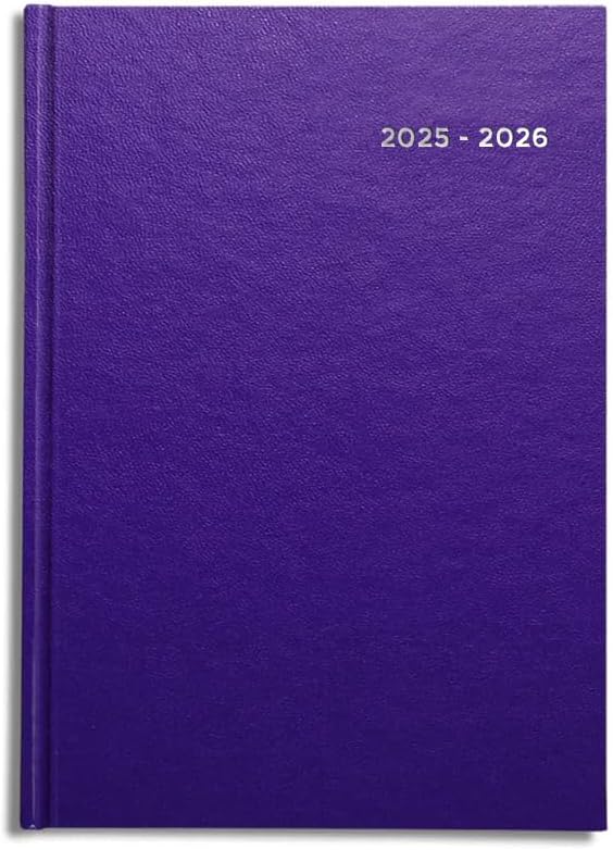 Academic 2025-2026 A4 Day a Page Diary – Hardback Mid Year Planner with ...