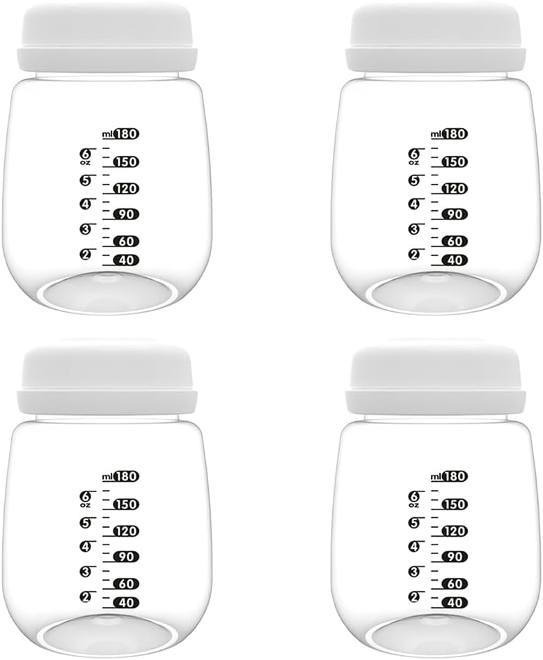 Amazon.com : 4pcs Breast Pump Collection Bottles for Spectra S2 Spectra ...