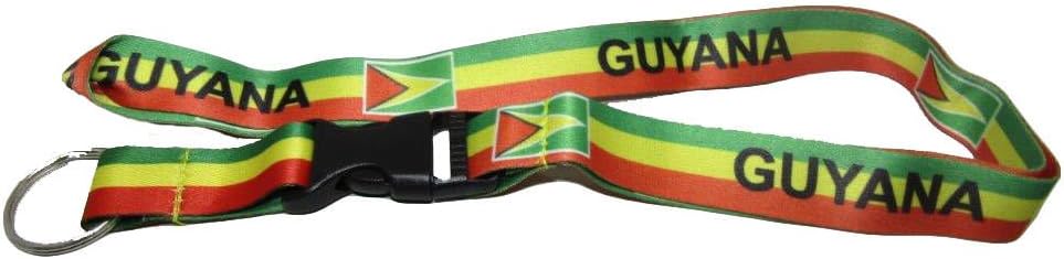 Amazon.com: 32" Guyana Country Flag Key Holder with Detachable Key Ring ...