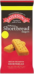Paterson's Delicious Shortbread Fingers 150g : Amazon.co.uk: Grocery