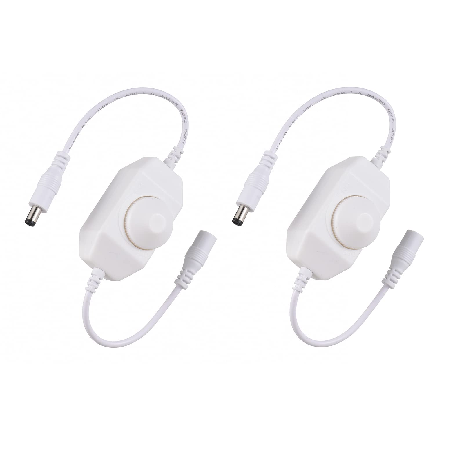 ZHPINGMX 2 Pack LED Strip Light Dimmer Switch, DC 12V-24V LED ...