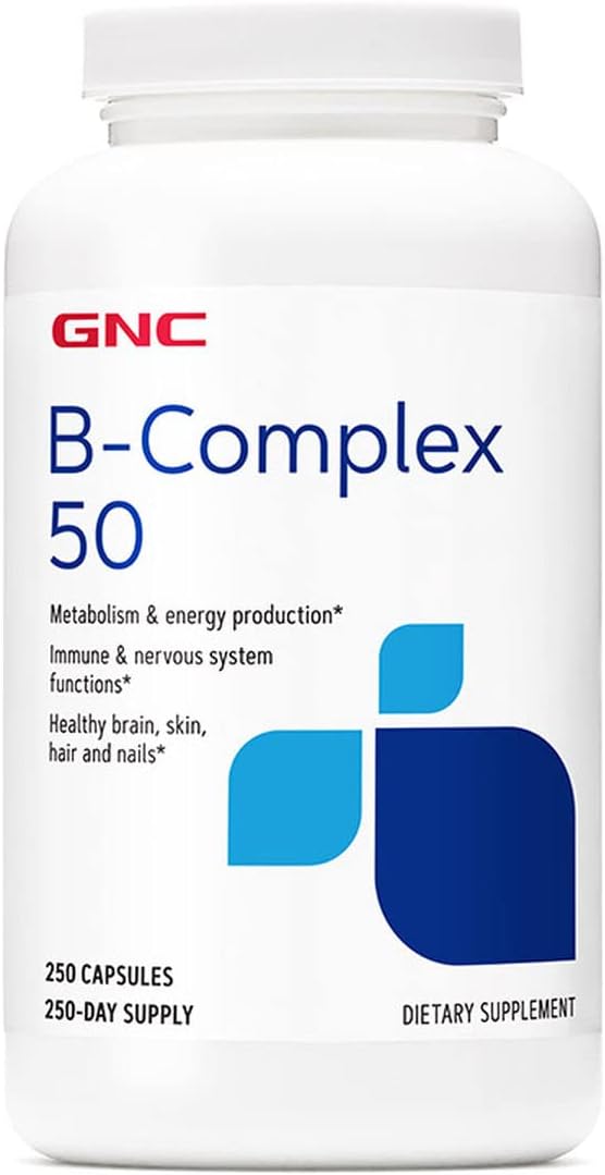 Amazon.com: GNC B-Complex 50 | Metabolism & Energy Production | 250 ...