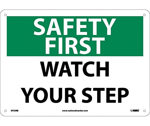 Amazon.com: Safety First Watch Your Step Sign : Industrial & Scientific