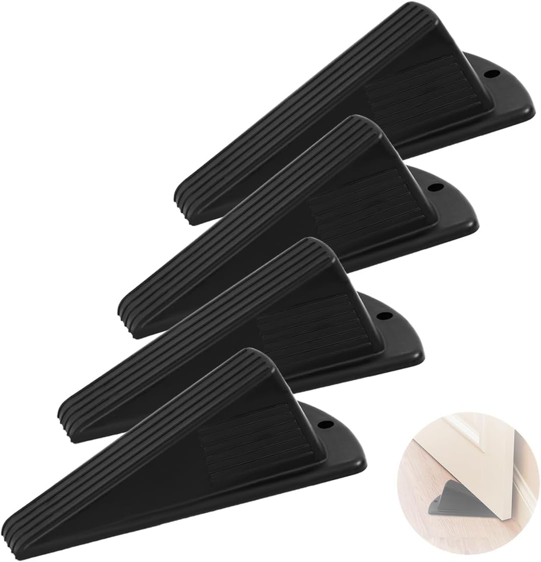 Amazon.com: BHHQHH 4Pcs Large Door Stoppers Heavy Duty Wedge Door Stop ...
