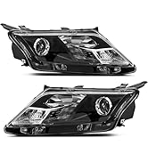 Amazon.com: Headlight Assembly Compatible with 13-16 Ford Fusion 2013 ...