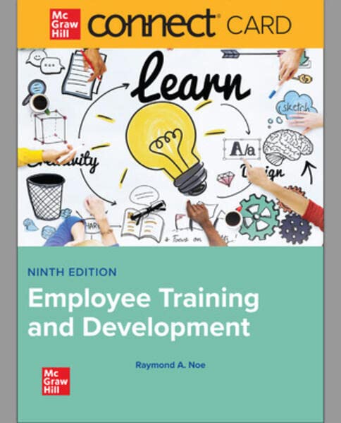 Connect Access Card for Employee Training & Development 9th Edition ...
