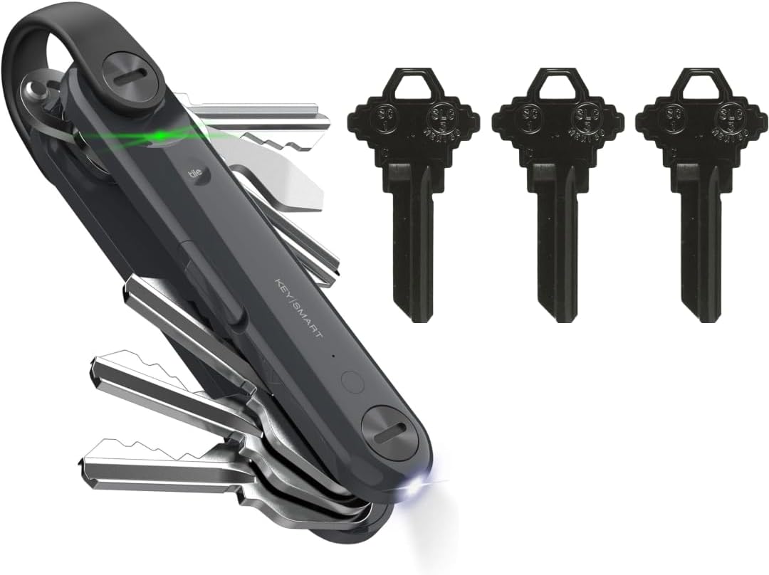 Amazon.com: KeySmart Max GPS Keychain Tracker with Tile & AirKeys SC1 ...