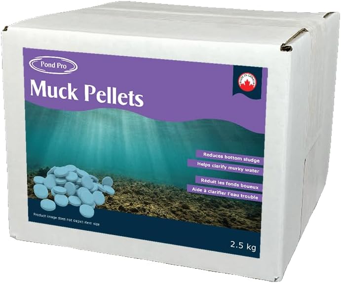 Muck Pellets Pond Sludge Treatment- 2.5kg (5.5 lbs) : Amazon.ca: Patio ...