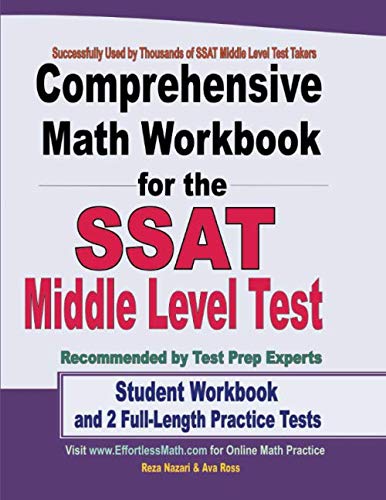 Comprehensive Math Workbook for the SSAT Middle Level Test: Student ...