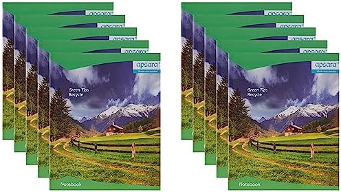 Apsara Small size Softbound Notebook |19 CM x 15.5 CM Approx - Pages ...