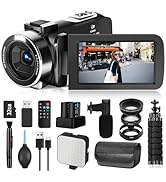 Amazon.com : Monitech 4K Digital Camera for Photography, 48MP Vlogging ...