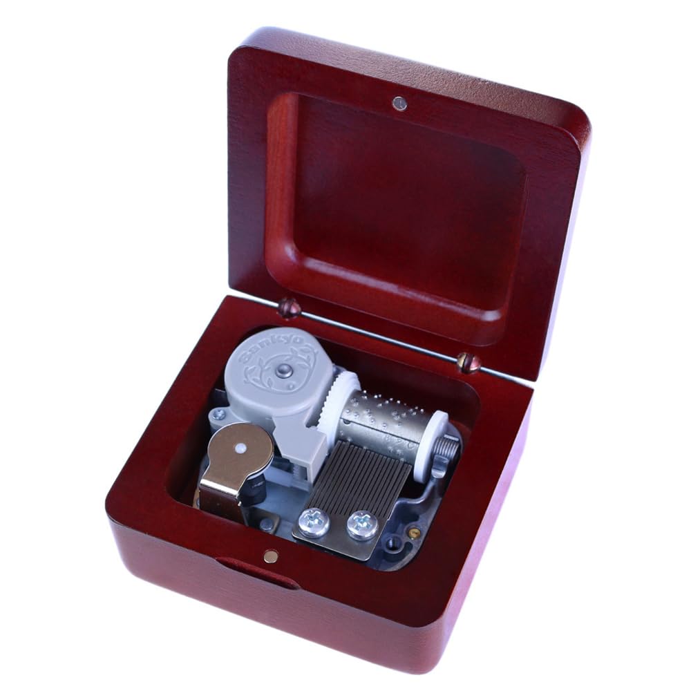 Amazon.com: Sinzyo Music Box Vintage Wood Carved Mechanism Musical Boxs ...