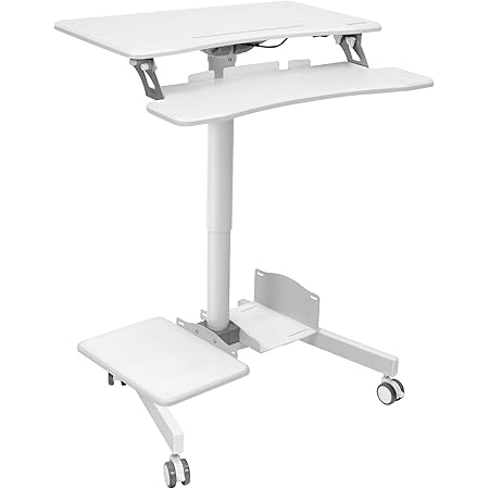 Amazon.com: Mount-It! Rolling Computer Cart, Mobile Workstation with ...