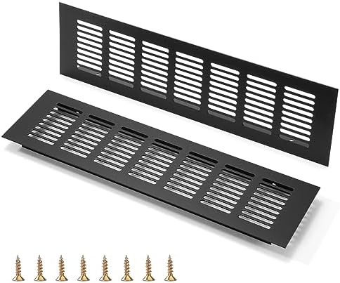 Aluminium Alloy Ventilation Grille Rectangle Metal Louvered Grill Cover ...