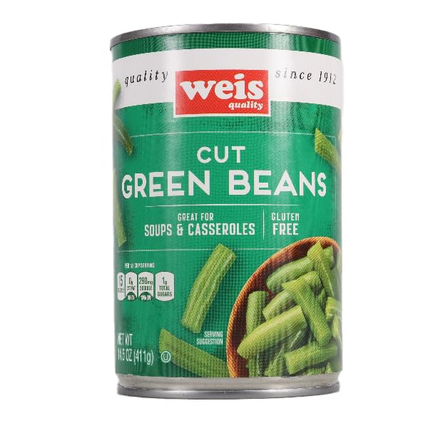 Amazon.com : Weis Quality, Cut Green Beans, 14.5 Ounce : Grocery ...