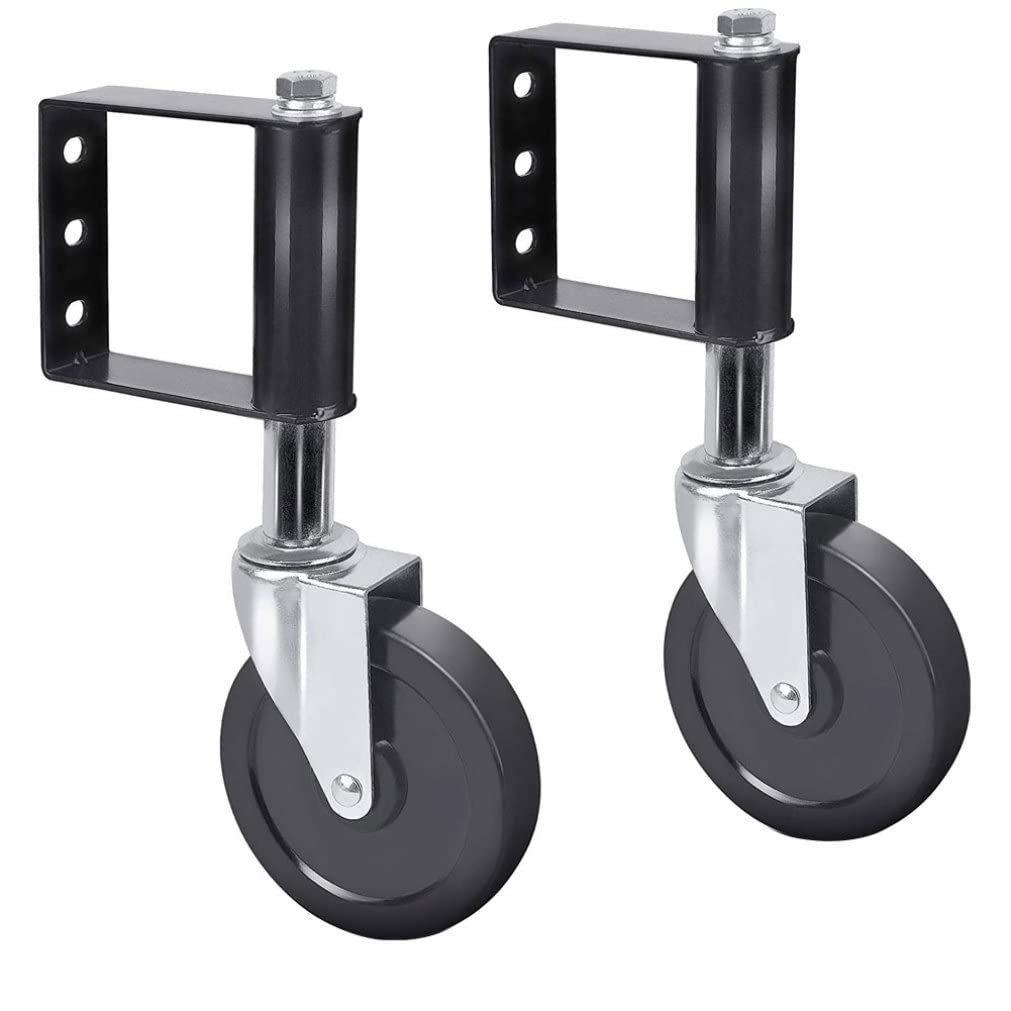 Buy Spring Loaded Gate Caster 4 Inch Gate Wheels Universal Swivel ...