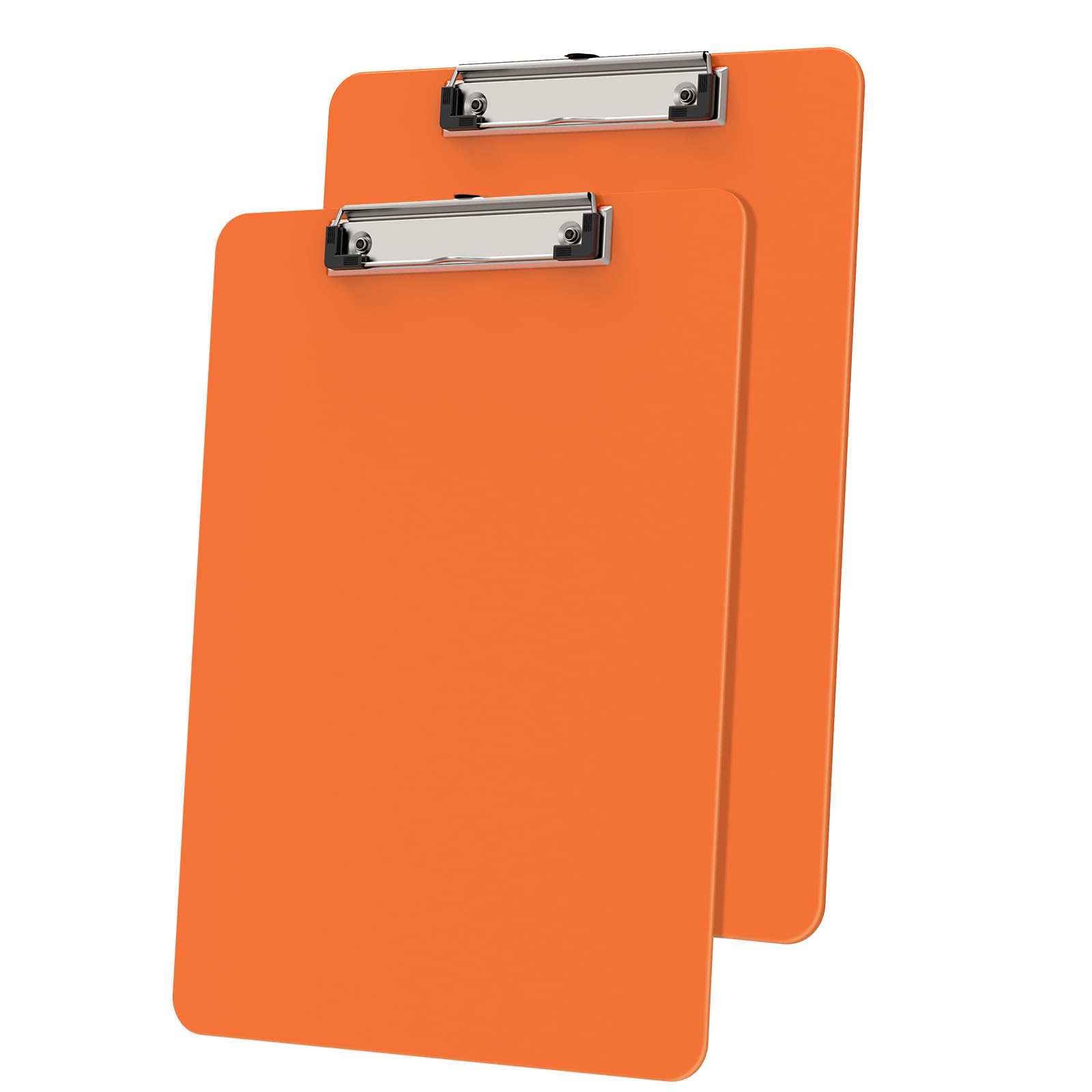 Amazon.com : Macroclo Plastic Orange Clipboards 2 Pack, Colored Clip ...