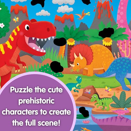 Galt Magic Puzzle Dinosaurs – Fun Colourful 50 Piece Jigsaw Puzzle for ...