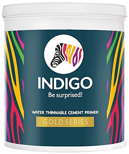 INDIGO Gold Series Water Thinnable Cement Primer (White, 4L) : Amazon ...