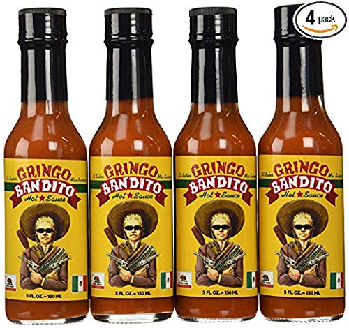 Amazon.com : Gringo Bandito Hot Sauce, Original Red, 5 Ounce (Pack of 4 ...
