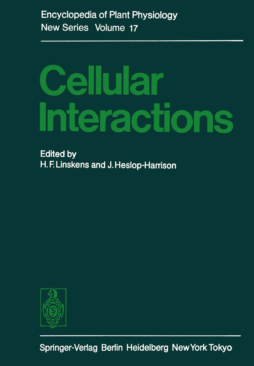 Amazon.com: Cellular Interactions (Encyclopedia of Plant Physiology, 17 ...