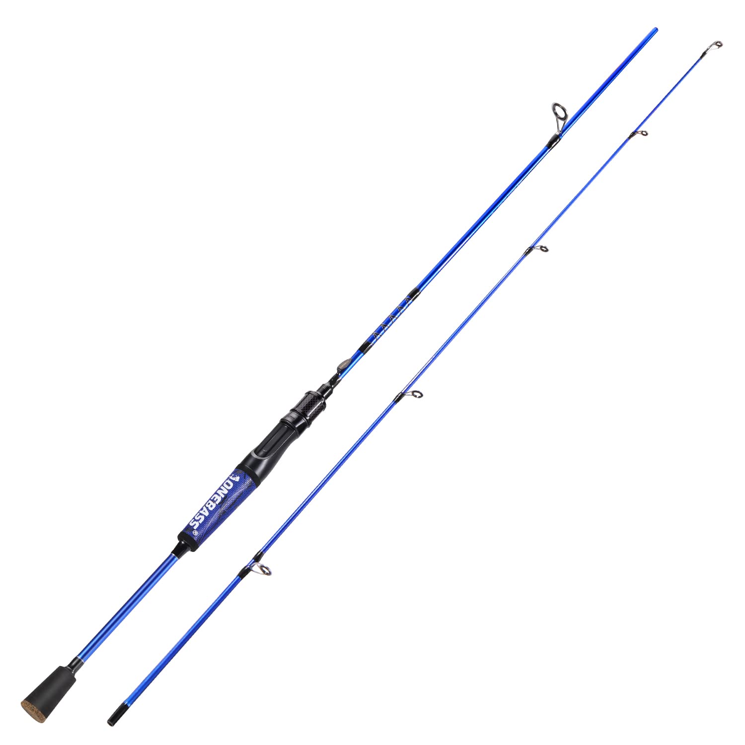 One Bass Fishing Rods,IM7 Graphite Spinning Rod & Casting Rod, 2 Pc ...