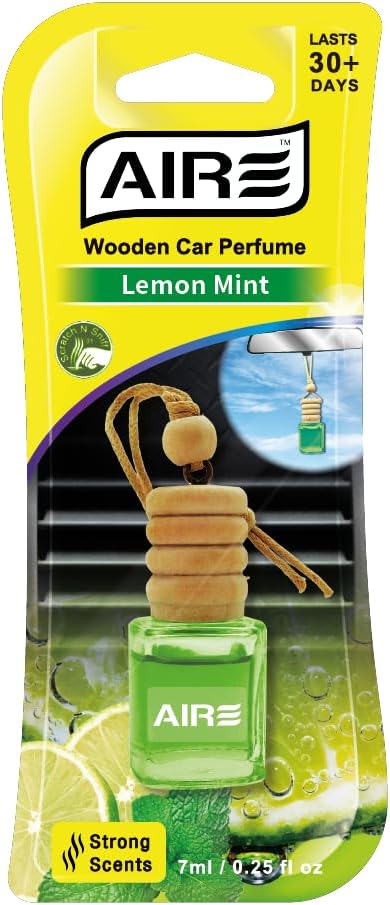 Amazon.com: Car Fresheners Long Lasting - Lemon Mint, Hanging Glass ...