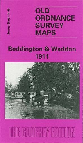 Beddington and Waddon 1911: Surrey Sheet 14.09 (Old Ordnance Survey ...
