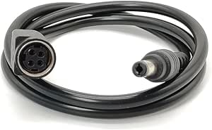 Amazon.com: Generic 4 Pin DIN Female to 5.5 x 2.5mm Male DC Power Cable ...